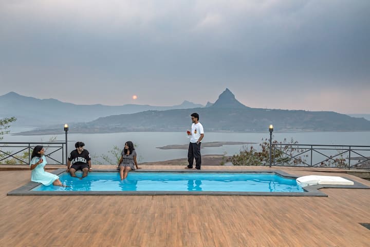 Blue Infinitum Lakeview 6bhk With Pool - Lonavla