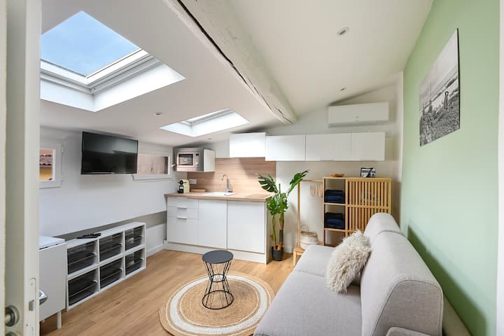 Studio Cosy - Vue Sur Les Toits - Toulon