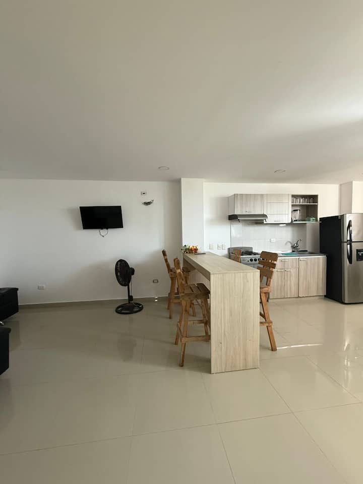 Rodadero: Apto Acogedor 5 Pax - Santa Marta