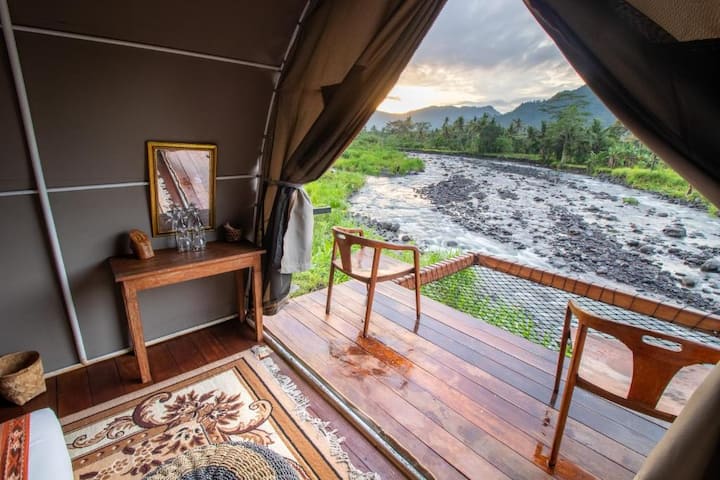 1 Glamping With River View In Karangasem / Rbf - Sidemen