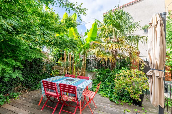 Villa Bohème Chic Avec Terrasse – Quartier Prisé - Lyon