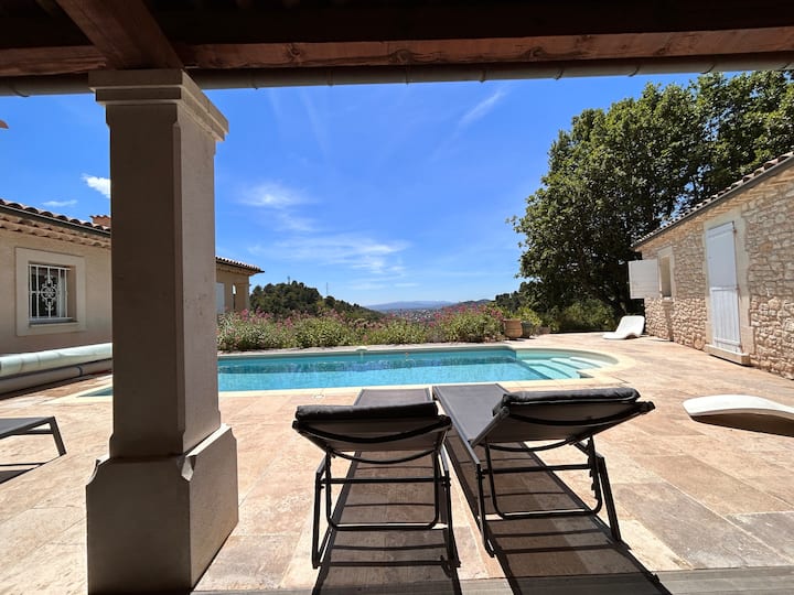 Clos Des Cassis :Chambre Indépendante Avec Piscine - Manosque