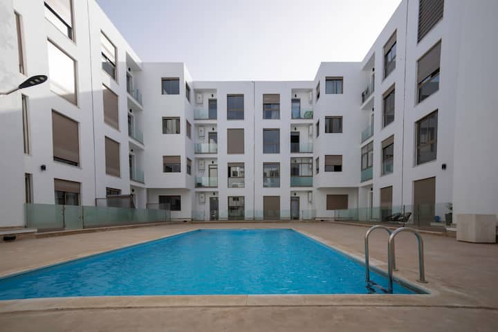 Agadir Bay| Pool & Beach Side| Free Parking - Agadir