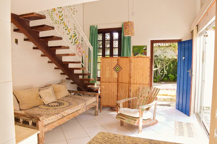 Maison Jardin Intérieur à Côté Centre Historique - Paraty