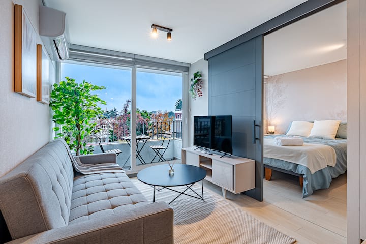 Oasis Urbano Moderno Ac Wifi A 5 Min Metro Moneda - Santiago