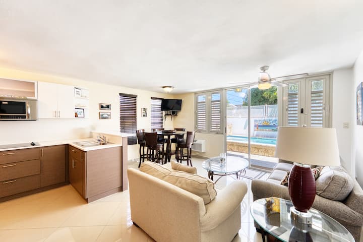 Wave Coast Town House #1 Pool & Beach For 6 People - Aguada
