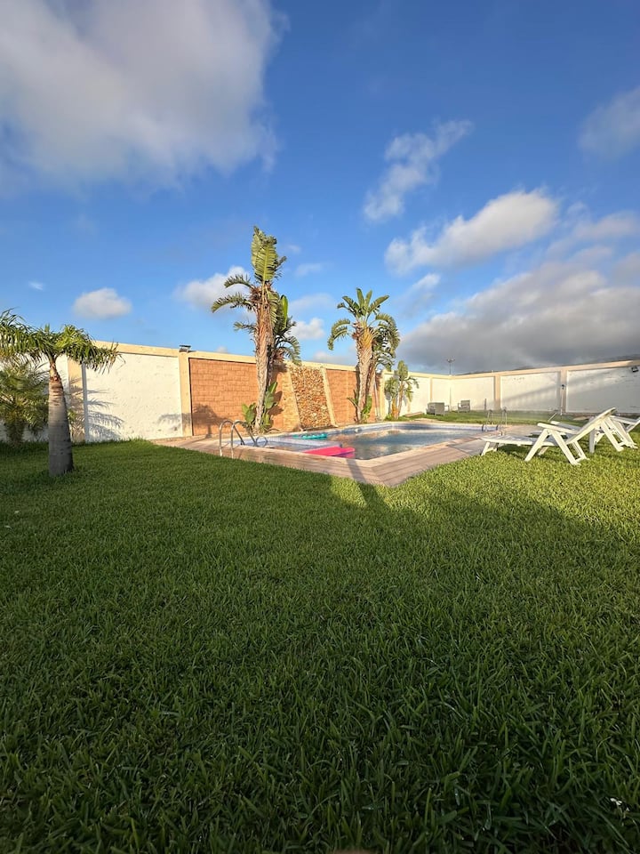 Villa Alma, Calme Avec Piscine Privée - Fnideq