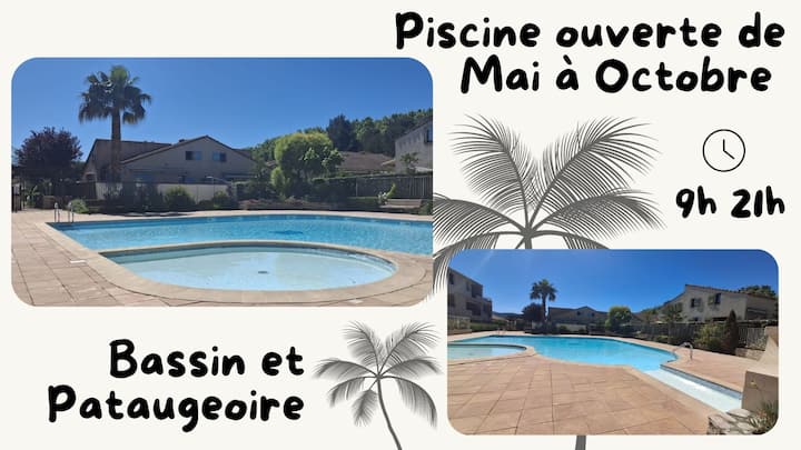Appartement Terrasse/piscine 15km Plages - Le Beausset