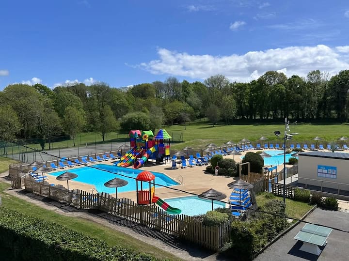 Mobile Home Au Camping Paradis Du Quinquis 4* - Guidel