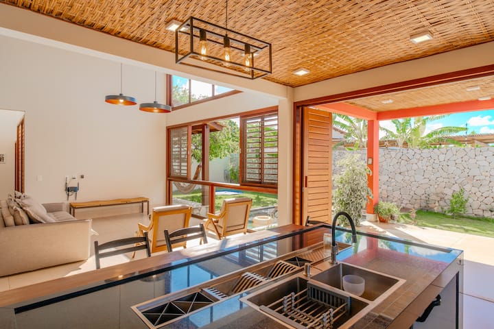 Casa Com Piscina E Tv 65” Em Gostoso - São Miguel do Gostoso
