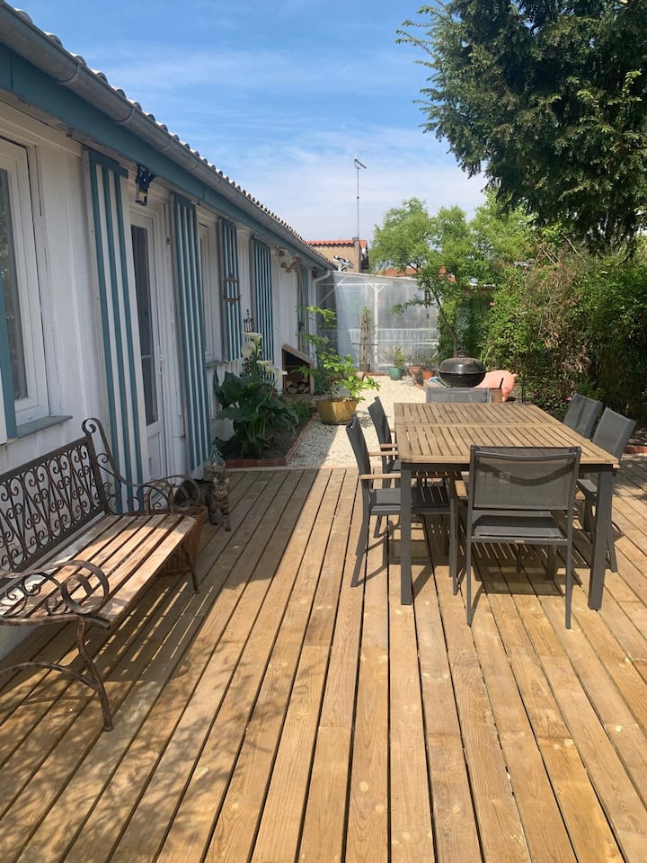 Maison De Charme Avec Jardin à Cazaux - Dune du Pilat