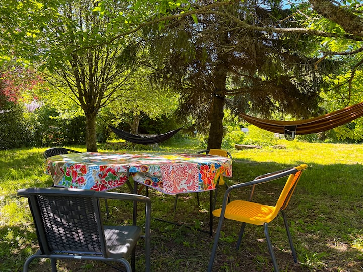 L'eau Vive : Parc Privé 50 M De La Rivière - Lac du Laouzas