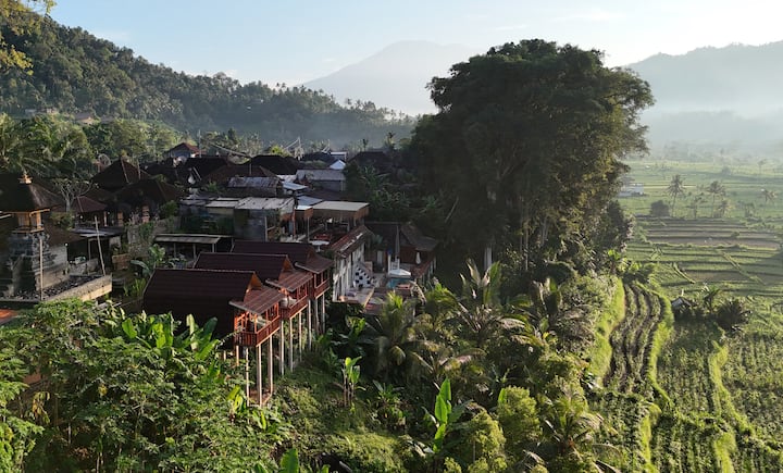 Two Elevated Cabins With Amazing  Ricefield View - Sidemen