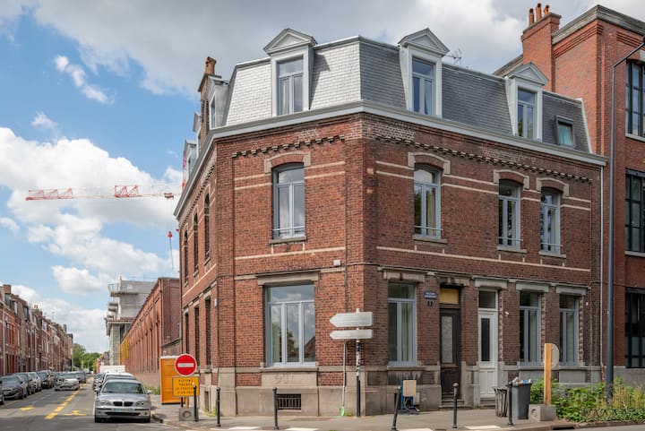 Chambre Coliving - Plaine Images - Roubaix