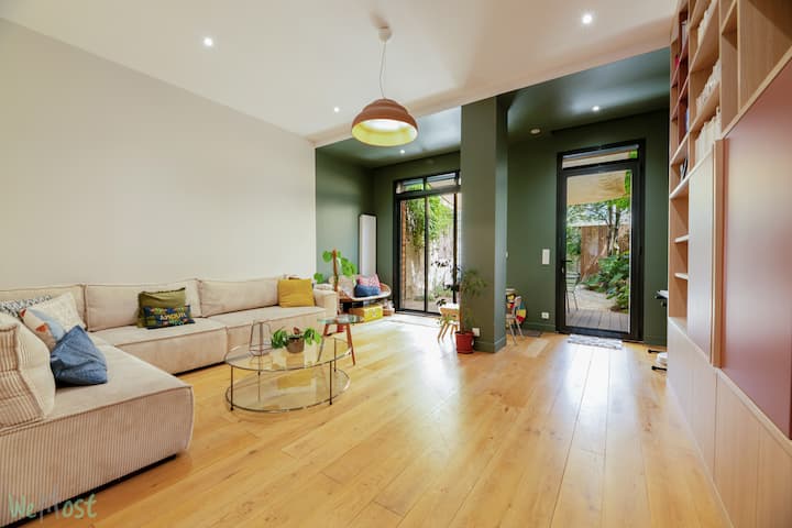 Sublime Maison De Famille Climatisée Avec Jardin - Burdeos