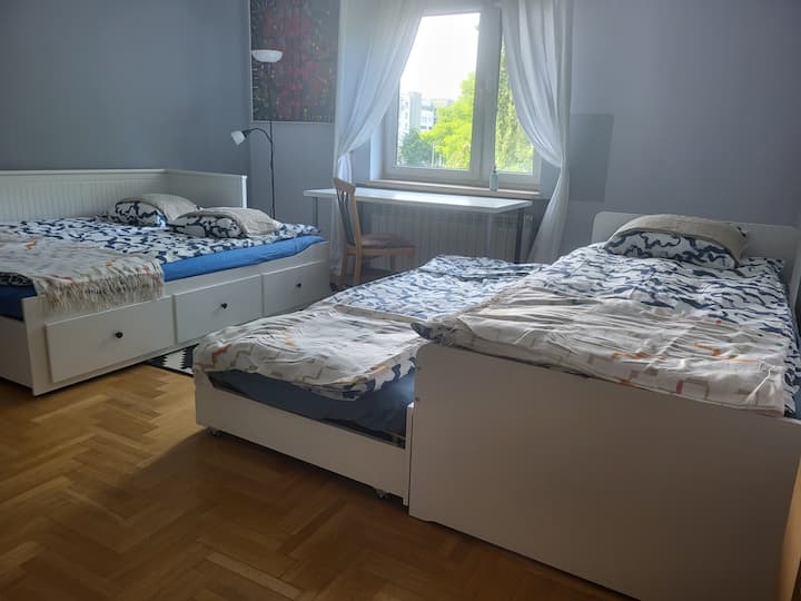 Ogromny Pokój Z Garderobą - Warsaw