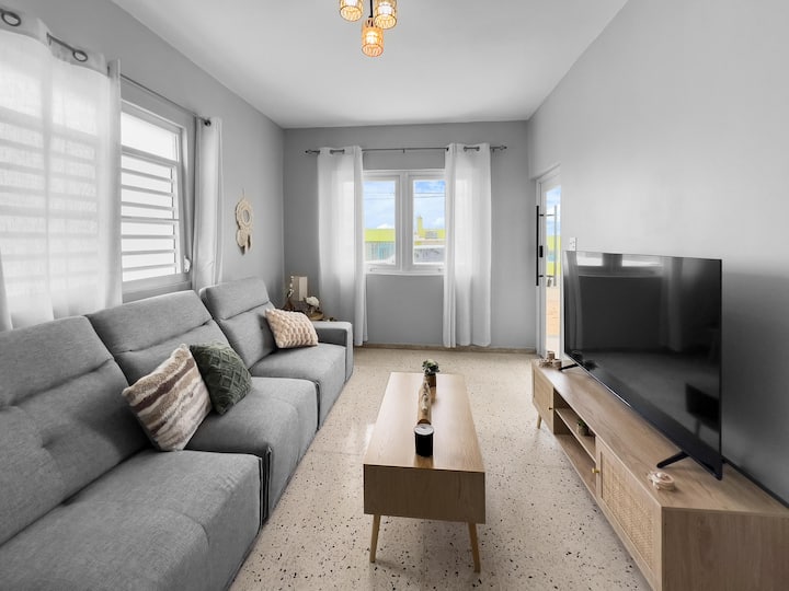 La Cueva Apt 1 | Boho Oceanfront Escape @ Arecibo - Aguada