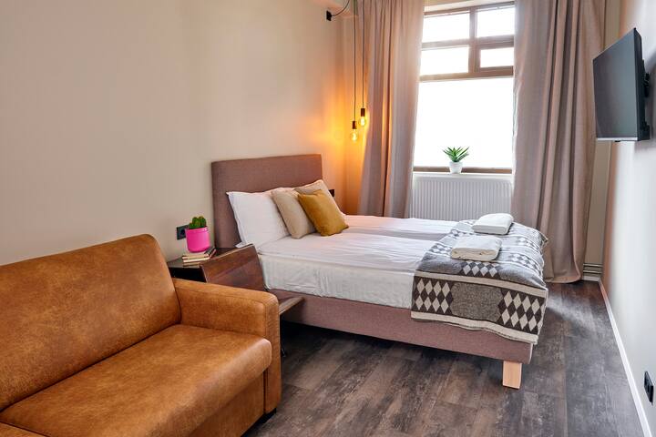 Kex Hotel Reykjavík - Superior Room With Sofa Bed - Reykjavík