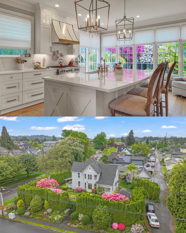 Luxury + Historic Remodeled + Elegant Getaway - Everett, WA
