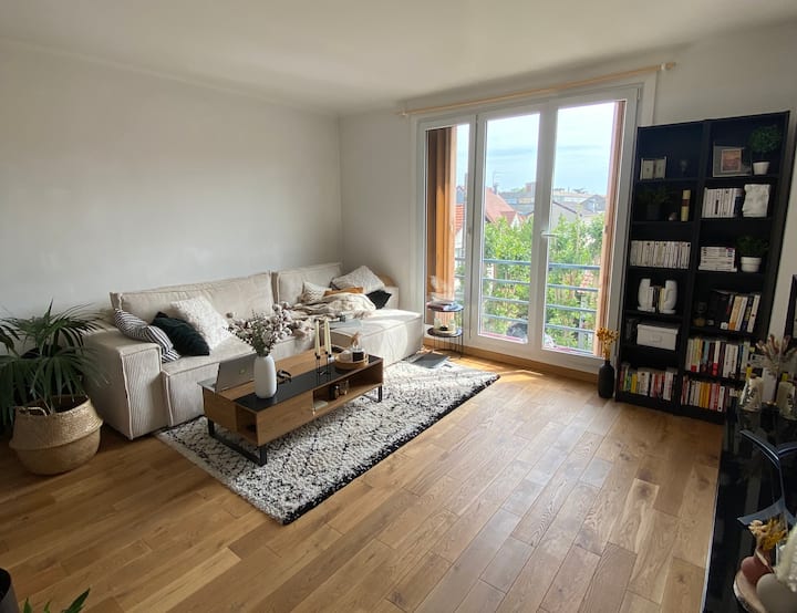 Lumineux 3p Calme – 15 Min Paris - Colombes
