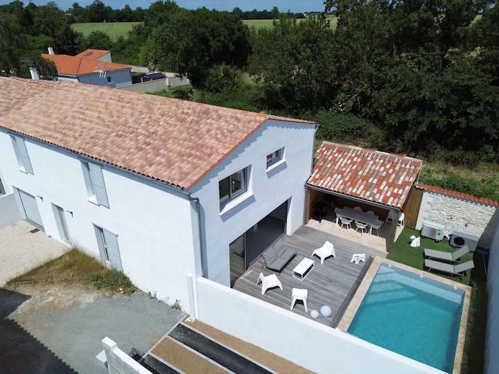 Villa Piscine La Rochelle Ré - La Rochelle