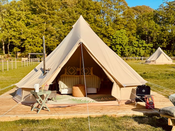 Family Bell Tent With Wood Stove - Margate