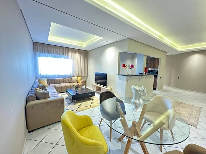 Bright & Chic 2br - Casablanca