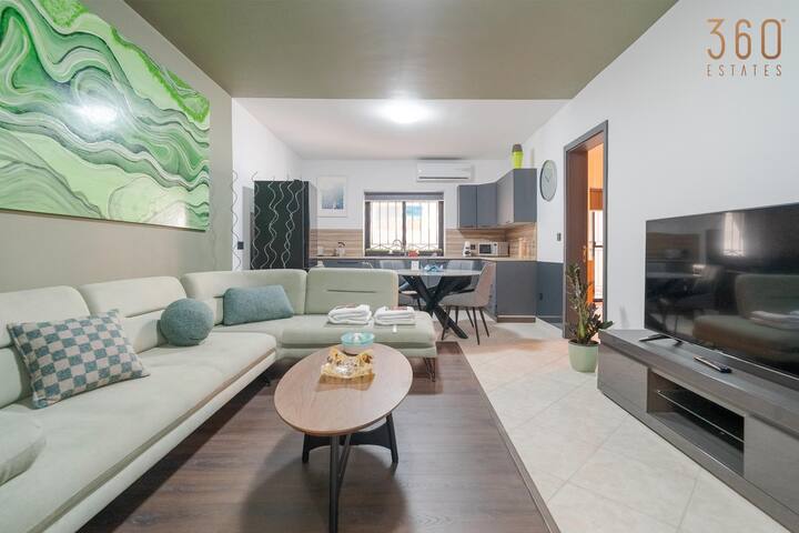 A 2br Maisonette Fully Equipped W/ac In St Julians - Malte