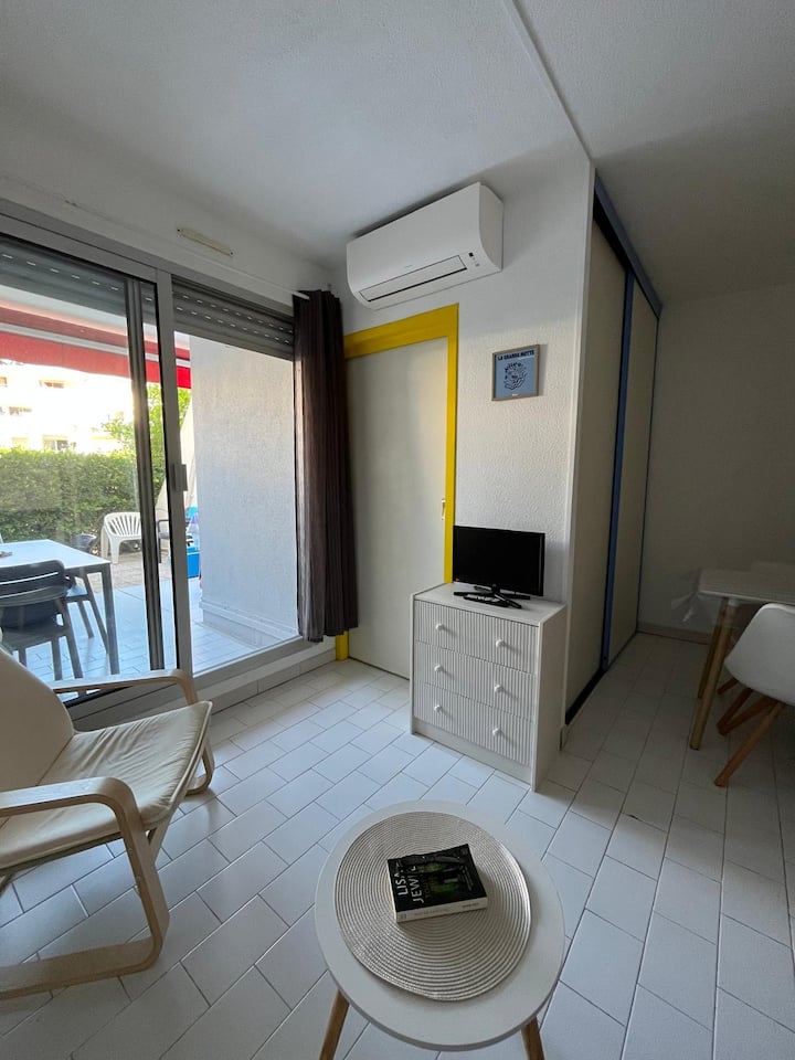 Appartement Avec Clim Terrasse 25m2 Et à 5 Min Mer - La Grande-Motte