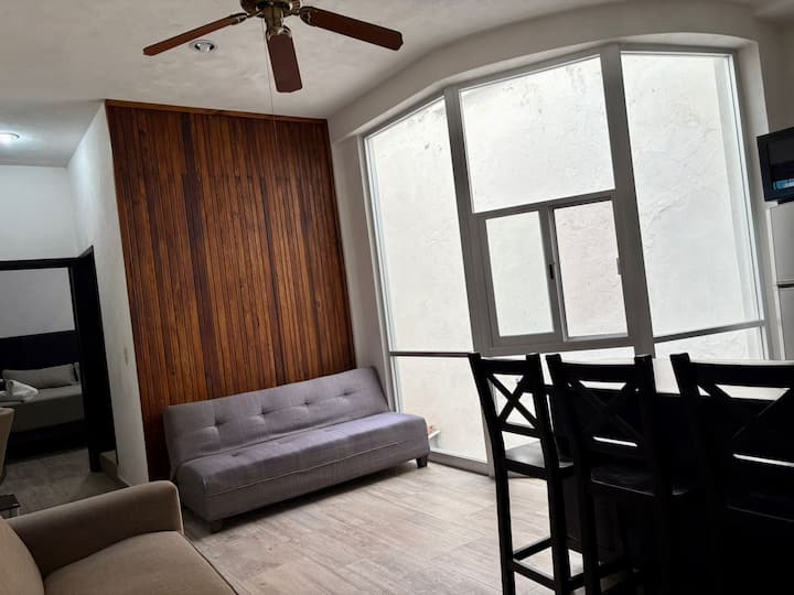 Céntrico, Fast Wifi, Cocina, Area Para Trabajar. - Guanajuato