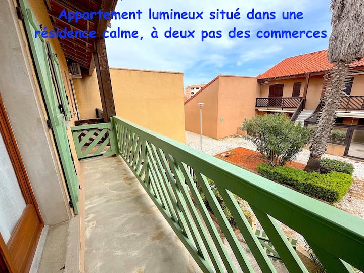 Agréable Appartement Climatisé - La Franqui