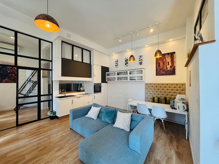 Stylish Loft With Ac Near Opera - 부다페스트