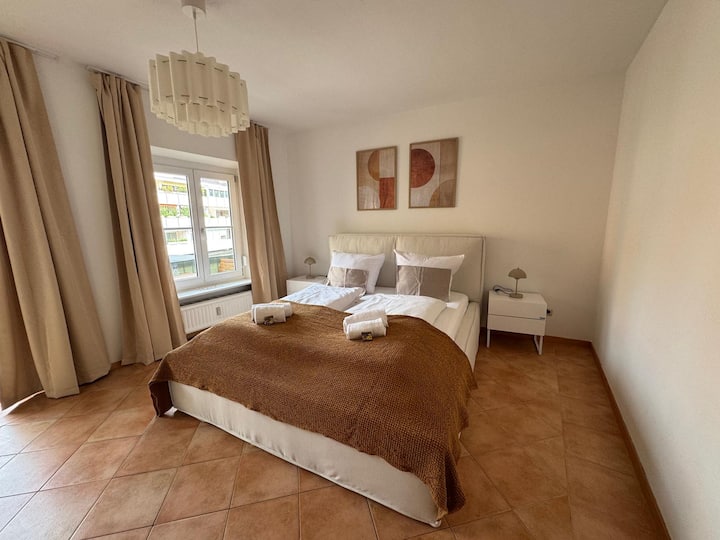 Neu City Sol Apartment-zentrum-privater Parkplatz - Augsburg