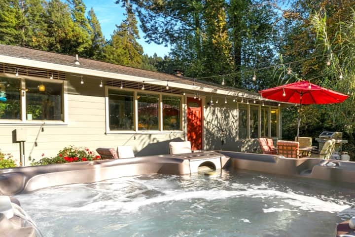 Reflections~great Russian River Retreat Hottub/pup - Guerneville, CA