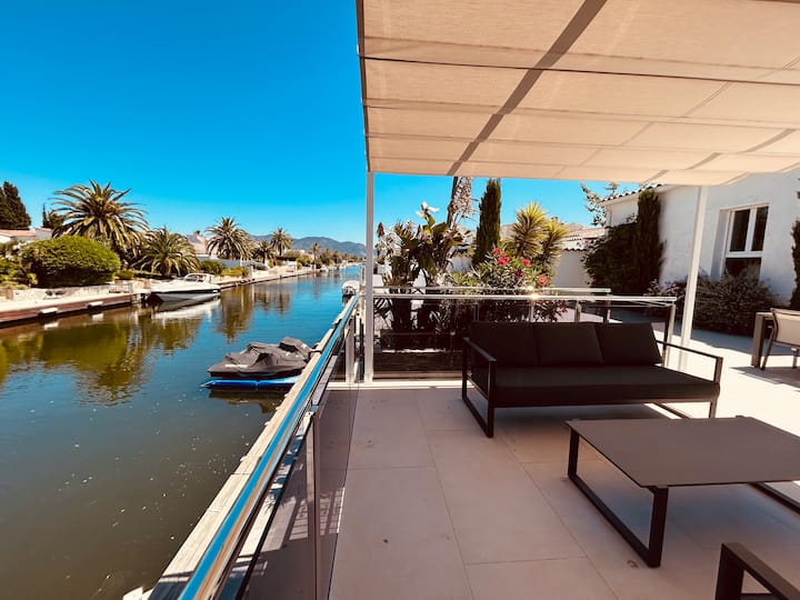 Maena Villa Iris Piscine Canal - Empuriabrava