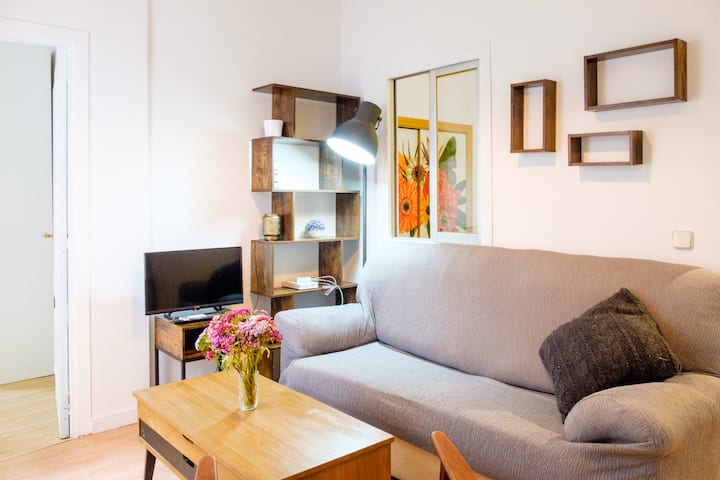 Luminoso, Tranquilo, 2 Hab - Madrid