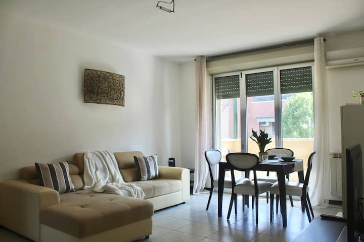 Large Two-bedroom Apartment With 2 Balconies - Milan