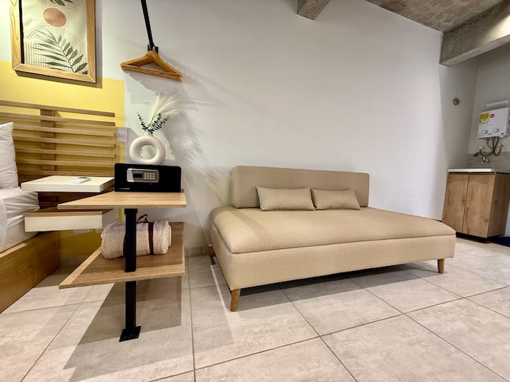 Cozy Loft/ Coworking /Jacuzzi /Piso 6 - Medellín