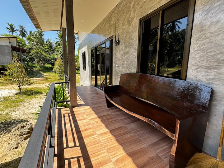 Quiet 2br Home|3min To Beach|ac - Ko Pha Ngan