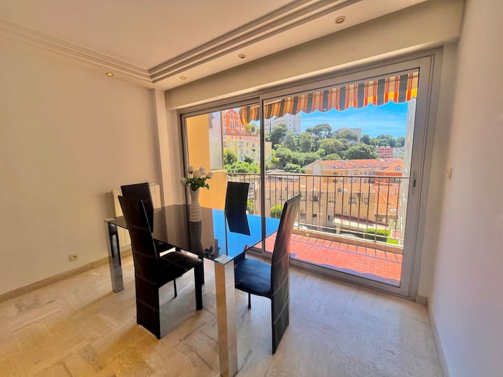 Grand 3p - Terrasse + Parking. Centre Ville Denice - Nice