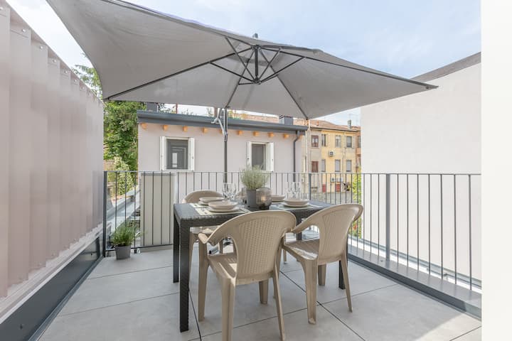 Guesthost - Le Agavi - Lovely Flat X6 With Terrace - Ferrara