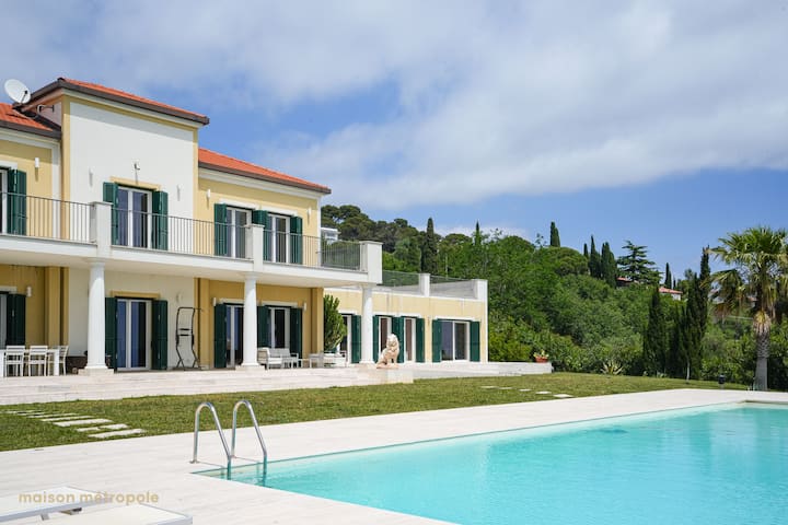 Villa Cipressa Luxe | Piscina, Parcheggio E Tennis - Ligurië