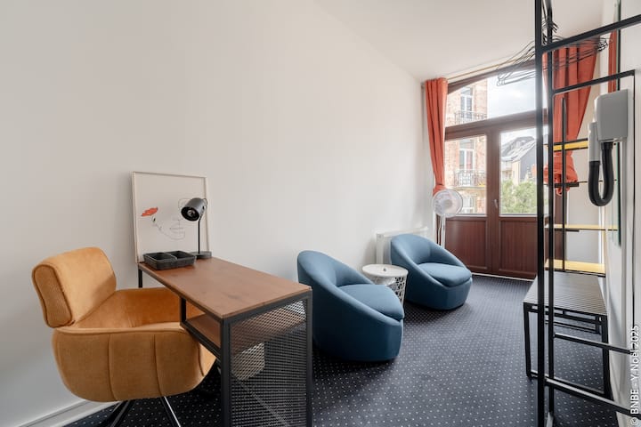 Germée #3 | Chambre Privée / Communs Partagés - Brussel