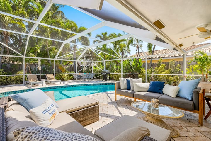 Pool Home, Walk To Beach/dining - Lauderdale-by-the-Sea, FL