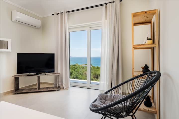 Restia Tower One Bedroom Apartment With A Sea View - Zakynthos