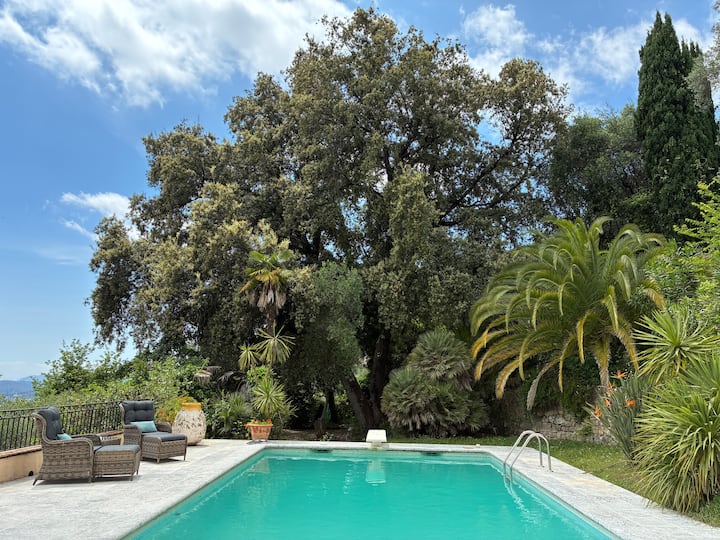Villa Provençal Luxueuse, Vue Magnifique - Grasse