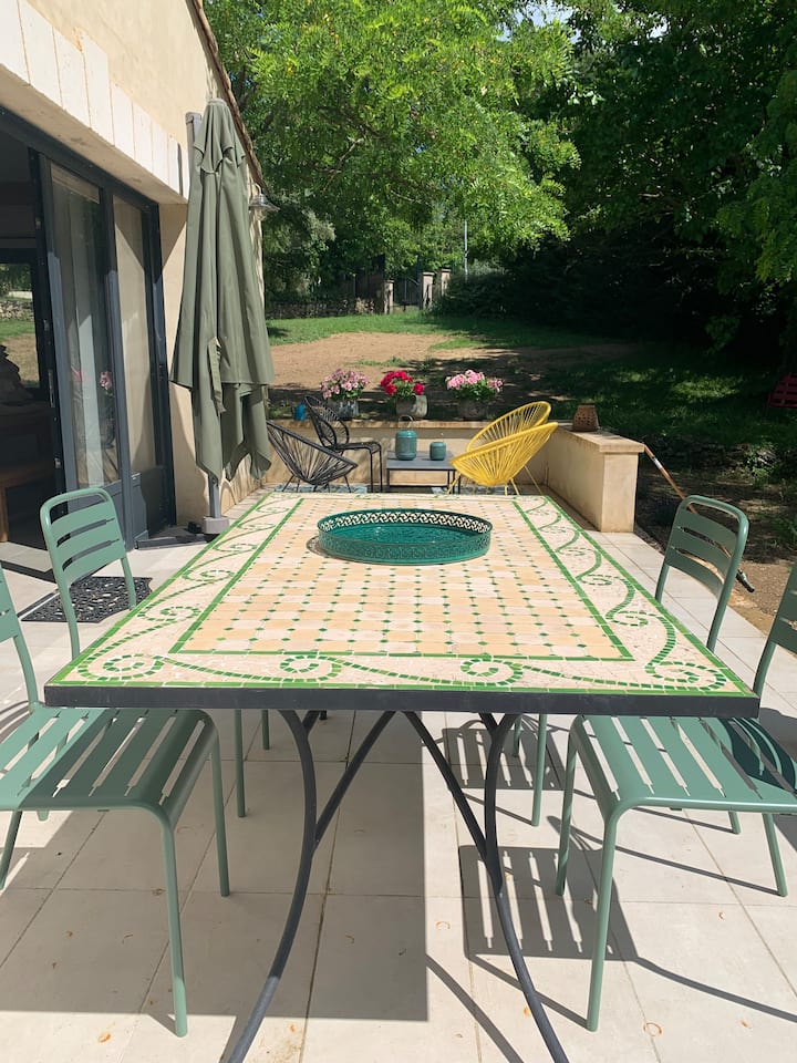 Maison Neuve Plain-pied Au Cœur D’un Jardin Arboré - Castillon-du-Gard