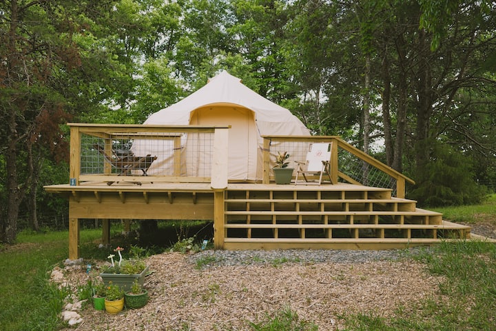 Glamp In Our Wildlife Habitat - Floyd, VA