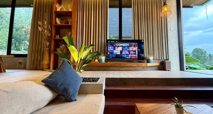 Modern Cabin Close To Munduk With Ricefield View - Munduk