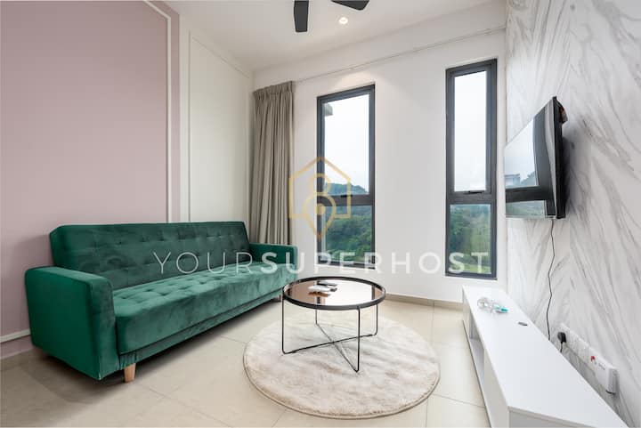 2br - 5pax【longstay -20% Off】near 1u & Desa Park - Petaling Jaya